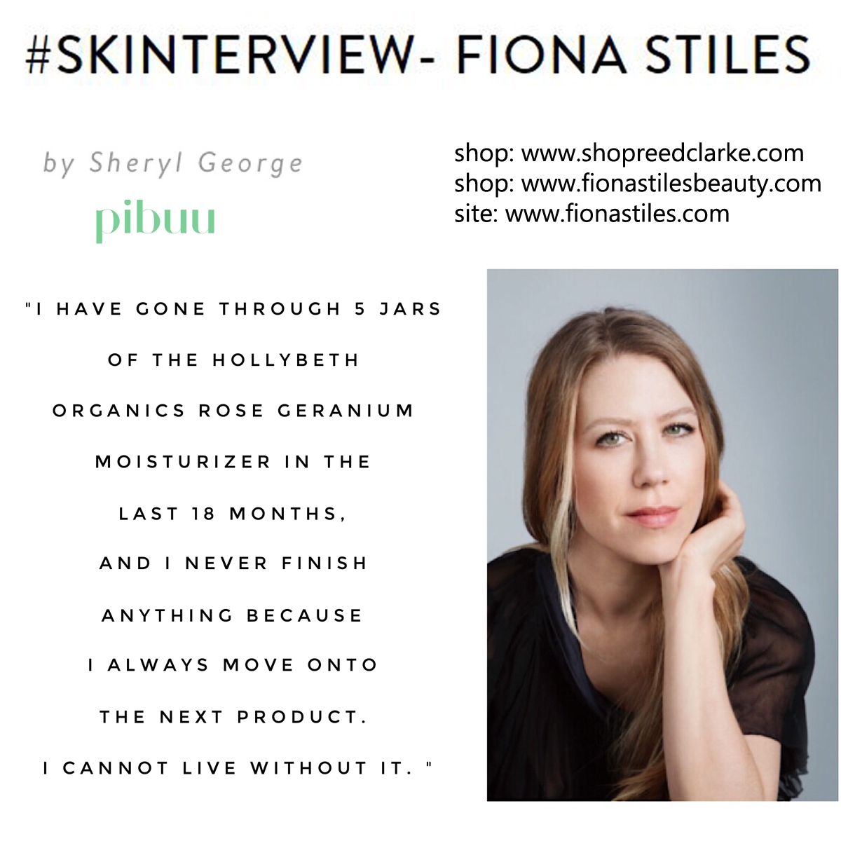 Fiona Stiles - HollyBeth Organics Luxury Skin Care